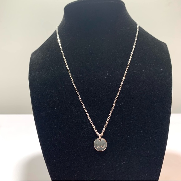 Jewelry | Delicate Silver Disk Engraved Boob Pendant Necklace Women ...